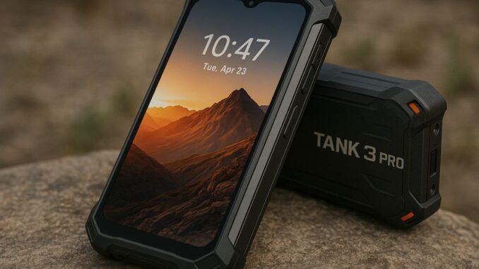 Tank 3 Pro : un smartphone inspiré des tanks - Voiture blindée